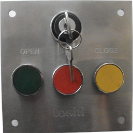 Buy Open-Close-Stop Button with Key Switch in SS Plate Online India ...
